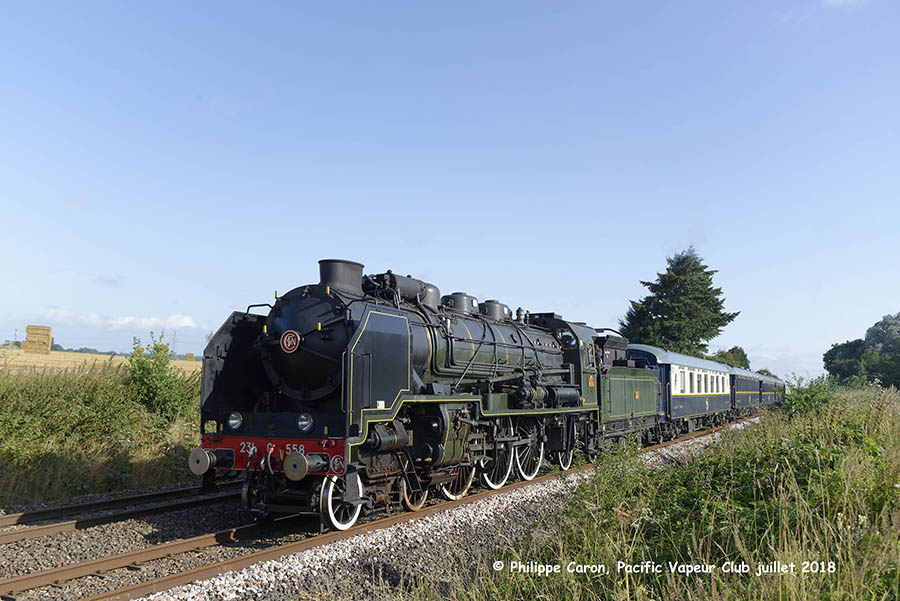 La Pacific 231 G 558 au point mythique dit : "Les 3 sapins" - Pacific ...